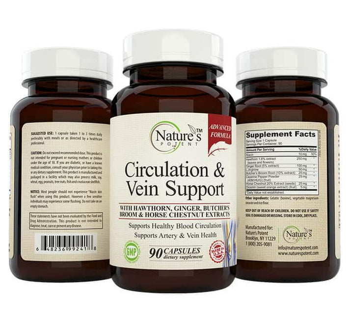 Nature's Potent - Circulation & Vein Support for Healthy Legs